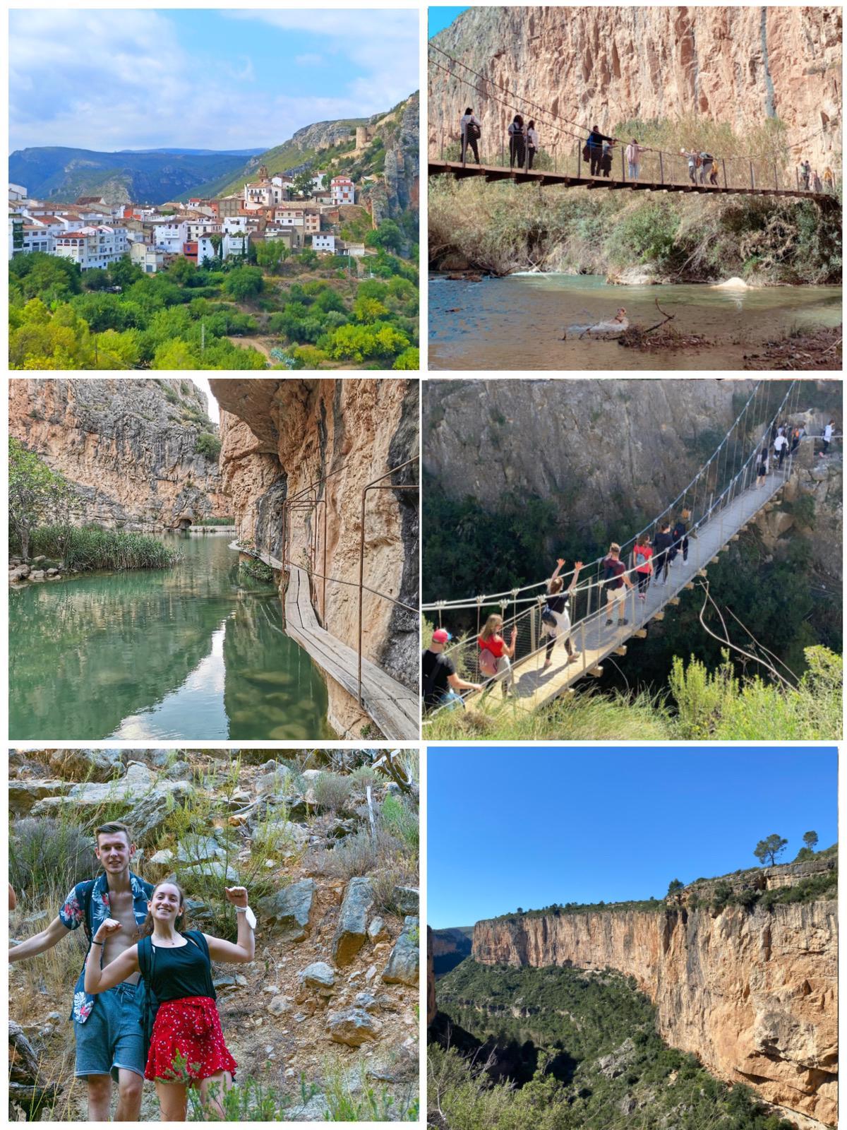 CHULILLA: SENDERISMO Y PUENTES COLGANTES - erasmus-valencia.com